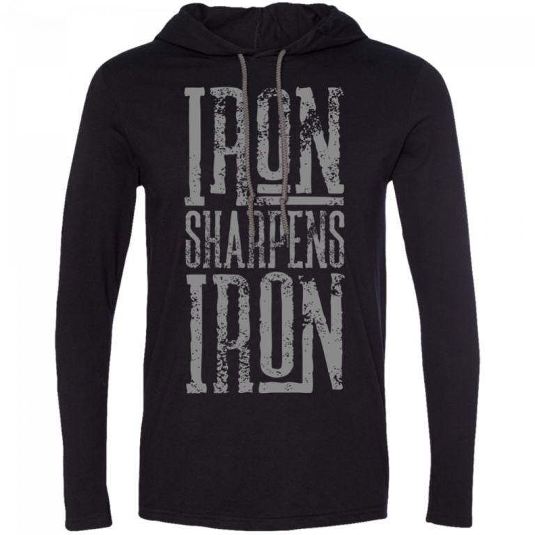 ISI - Hooded T - Iron Sharpens Iron Logo Black - Iron Sharpens Iron